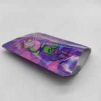 China CYMK Printed Heat Seal Foil Pouches Holographic Mylar Flat Bottom Gusset Bags GMP for sale