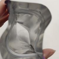 China CYMK Printed Heat Seal Foil Pouches Holographic Mylar Flat Bottom Gusset Bags GMP for sale