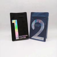 China 200 Microns Printed Aluminium Foil Pouch Coffee See Through Bag SGS for sale