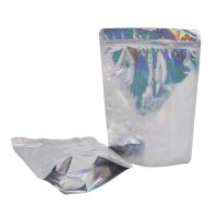 China Holographic Resealable Plastic Bags 7g Stand Up Aluminum Foil Bag for sale
