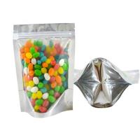 China 7x9cm Holographic Stand Up Pouch 11x14cm Silver Foil Plastic Bags ISO9001 for sale