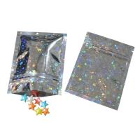 China HACCP Holographic Stand Up Pouch Zipper Top Mylar Foil Mini Pouches for sale