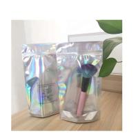 China PE OPP Holographic Stand Up Pouch Reusable Zip Lock Aluminum Foil Bag ODM for sale