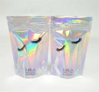 China PE OPP Holographic Stand Up Pouch Reusable Zip Lock Aluminum Foil Bag ODM for sale