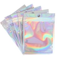 China Biodegradable Holographic ziplockk Pouches for sale