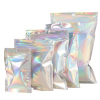 China Biodegradable Holographic ziplockk Pouches for sale