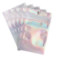 China Biodegradable Holographic ziplockk Pouches for sale