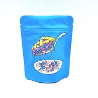 China Half Oz Mylar Aluminum Foil Bags 200 Microns Printed Sealable Foil Pouches for sale