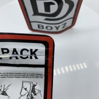 China Custom Printed Mylay Smell Proof backpack boys Double Zipper Plastic Child proof Resistant Weed Packing Bags for sale