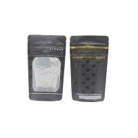 China ODM See Through Pouches Resealable Snacks Stand Up Pouch Black SGS for sale