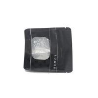 China VMPET Matte Black Stand Up Pouch 3.5g Mylar See Through Zip Bags for sale
