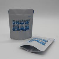China Small Frosted Zip Lock Stand Up Pouch Packaging Mylar Bags For Weed for sale