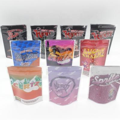 China CPP PET Flat Bottom Plastic Bags 110 Mircons Resealable Food Pouches for sale
