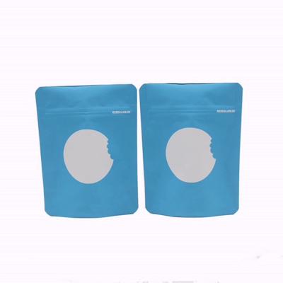 China Zipper Lock Aluminum Foil Mylar Bag Resealable 3.5g Mariguana Packaging Child Proof for sale