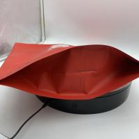 China 1 Pound Mylar Aluminum Foil Bags 110 Mircons Red Flat Foil Pouches for sale