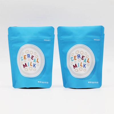 China CMYK Printed Stand Up Barrier Pouches 50g Reusable ziplockk Bags for sale