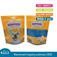 China ODM Digital Printed Stand Up Pouches Doypack Recyclable For Dog Snacks for sale