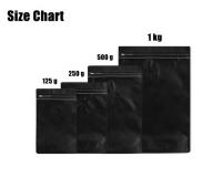 China VMPET Black Coffee Packaging Pouch ziplockk Waterproof 1kg Coffee Bags for sale