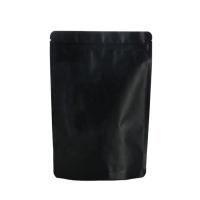 China VMPET Black Coffee Packaging Pouch ziplockk Waterproof 1kg Coffee Bags for sale