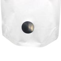 China 400g Matte White Stand Up Pouch 110 Microns Zipper Top See Through Pouches for sale