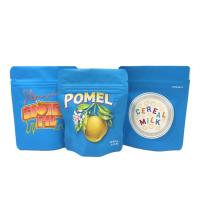 China 120g Digital Printed Stand Up Pouches OEM 3 Side Seal Flat Pouch for sale