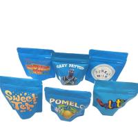 China 120g Digital Printed Stand Up Pouches OEM 3 Side Seal Flat Pouch for sale