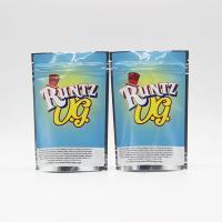 China Plastic Print Aluminium Foil Stand Up Pouch Food Grade Weed Zipper Bag for sale