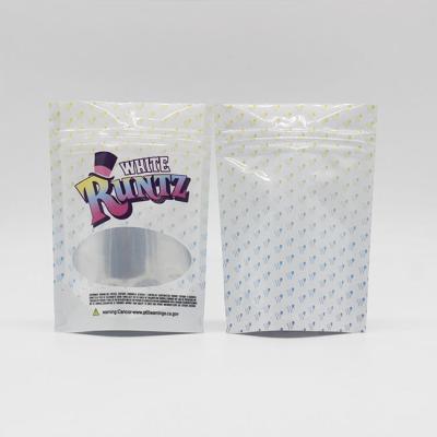China Printed Smell Proof Mylar Bag Child Proof For weed / Flower Packaging for sale