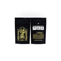 China 70g Stand Up Retort Pouch 100 Mircons Black Printed Laminated Pouches for sale