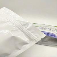 China Foil Smell Proof Tea Bags Resealable Zipper Edible Plastic Packaging Food Bags for sale