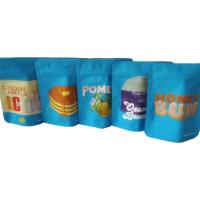 China HACCP Custom Food Packaging Bags 210mm 3 Side Seal Flat Pouch for sale