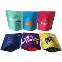 China HACCP Custom Food Packaging Bags 210mm 3 Side Seal Flat Pouch for sale