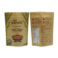 China Brown Kraft Paper Stand Up Pouch Waterproof Mega Resealable Bags ODM for sale