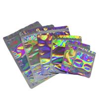 China Holographic Resealable Plastic Bags 120g Stand Up Aluminum Foil Bag for sale
