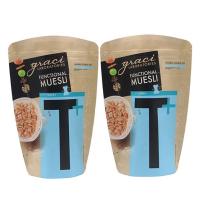 China Food Grade Kraft Paper Stand Up Plastic Pouch With Zipper For Fruit Candy Tea Food Widely Used for sale