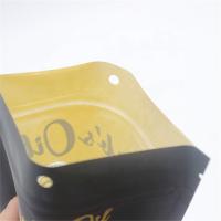 China OEM See Through Pouches Gravure Printed Kraft Paper Bag With Transparent Window for sale