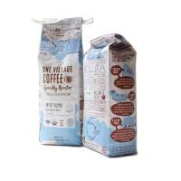 China Food Grade 240mm Coffee Packaging Pouch 32oz 1kg Bag Of Coffee Beans for sale