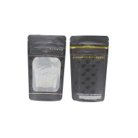 China Matte Colorful Logo And Transparent Smell Proof Plastic Printing Packaging Zipper Pouches Bags for sale
