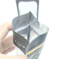 China Matte Colorful Logo And Transparent Smell Proof Plastic Printing Packaging Zipper Pouches Bags for sale
