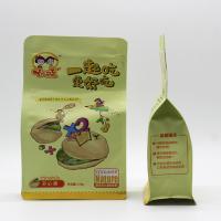 China Recyclable 200g Flat Bottom Pouch MOPP Food Grade ziplockk Bags for sale
