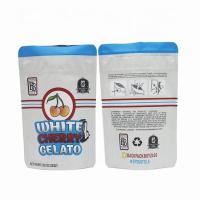 China Resealable Gravure Printed Foil Pouches 0.125oz Flat Bottom Pouch for sale