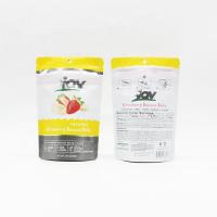 China Smell Proof Printed Aluminum Foil Zipper Bag Soft Touch Mylar Stand Up Pouches for sale