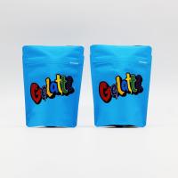 China Childproof 3oz Resealable Stand Up Pouches 4.75 Inch Foil Zip Seal Pouches for sale