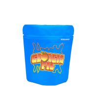 China Childproof 3oz Resealable Stand Up Pouches 4.75 Inch Foil Zip Seal Pouches for sale