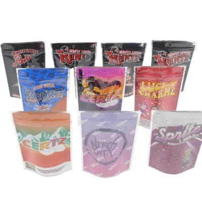 China Custom Frosted Mylar Stand Up Pouch Zipper For Candy Dried Flower Gummy for sale