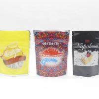 China Custom Frosted Mylar Stand Up Pouch Zipper For Candy Dried Flower Gummy for sale