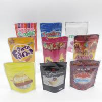 China Custom Frosted Mylar Stand Up Pouch Zipper For Candy Dried Flower Gummy for sale