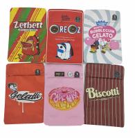 China Small Plastic Resealable Zipper Bags Waterproof Stand Up Zipper Pouch For Dried Flower for sale