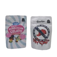 China Small Plastic Resealable Zipper Bags Waterproof Stand Up Zipper Pouch For Dried Flower for sale