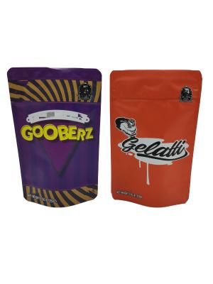China Digital Print Aluminum Foil ziplockk Bag Stand Up Food Smell Proof Zipper Mylar Bags for sale